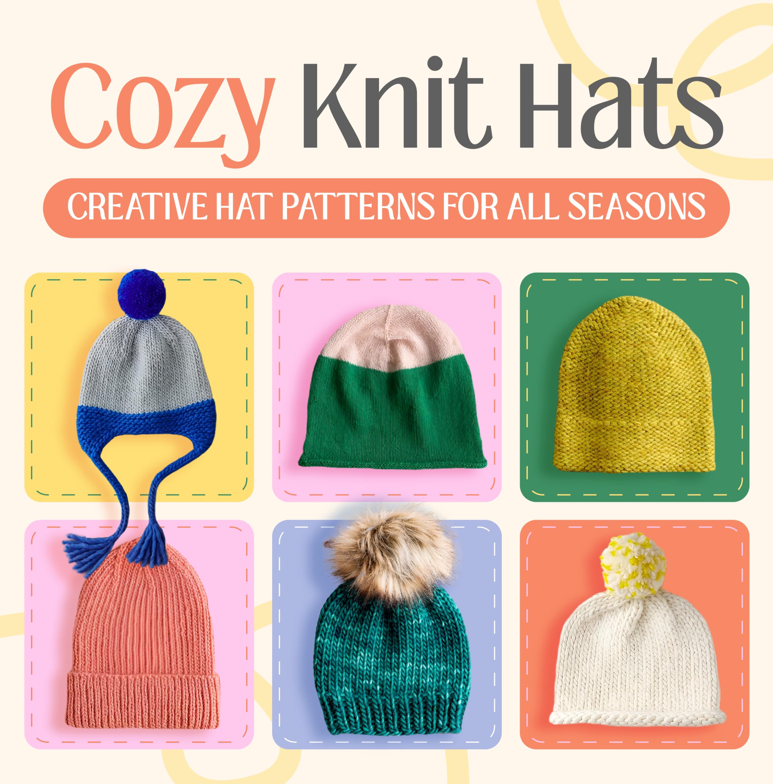 Cozy Knit Hats: Creative Hat Patterns for All Seasons - OHFB