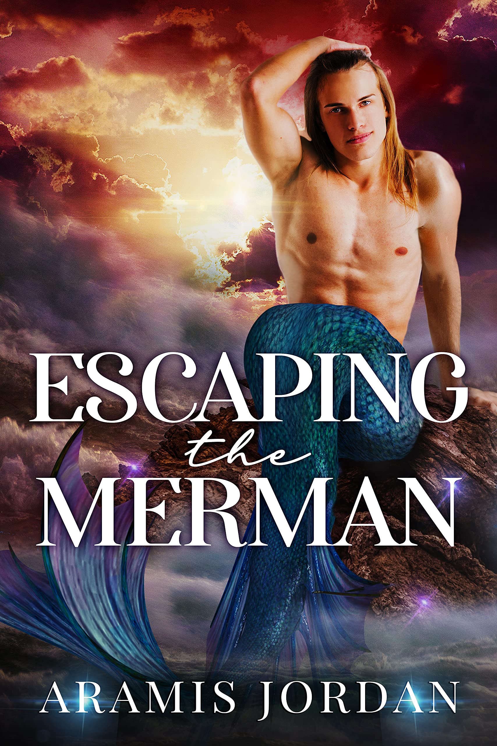 Escaping the Merman: Mm Gay for You Romance Mermen Book - OHFB